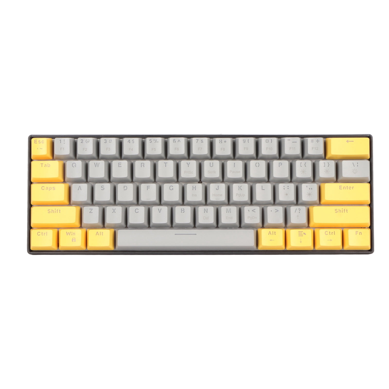 NFTIGB 61 Key Mechanical Keyboard Portable Compact 60% Gaming Keyboard ...