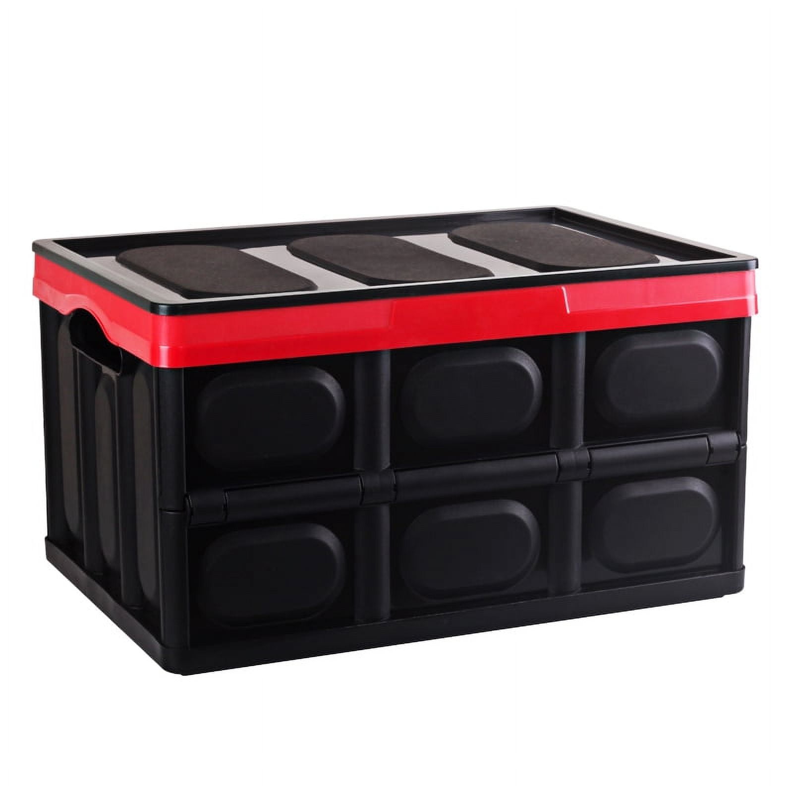 NFTIGB Car Trunk Organizer with Lid, Collapsible Auto Container for SUV ...