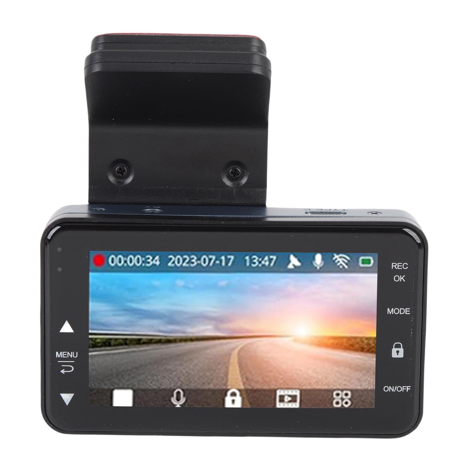 NFTIGB Dash Cam Front 4K and Rear 1080p HD WiFi ADAS Dashboard Camera ...