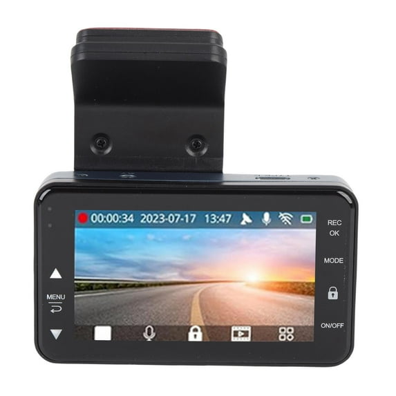 NFTIGB Dash Cam Front 4K and Rear 1080p HD WiFi ADAS Dashboard Camera ...