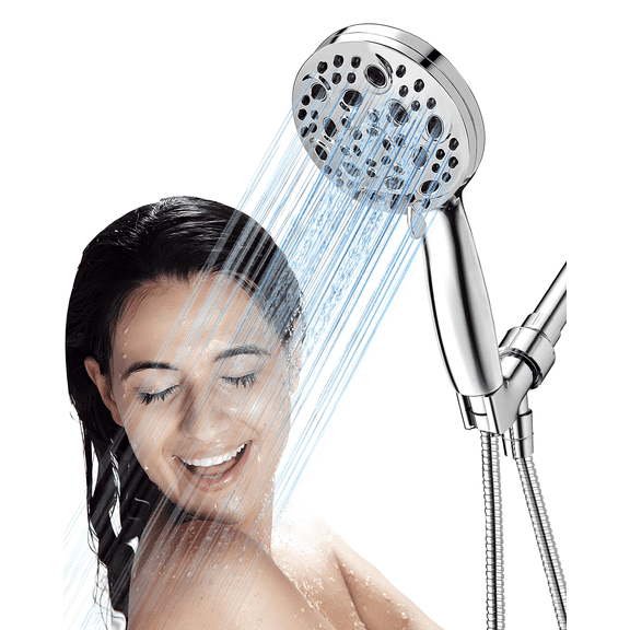 CASAFUN Premium High Pressure Shower Handheld Showerhead with 6 Spray ...