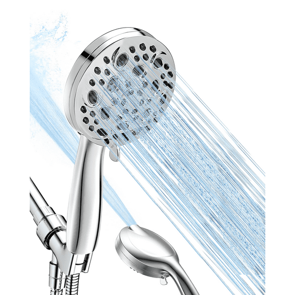 Shower Head with Hose, High-Pressure Stainless Steel 8'' Rain and 5 ...