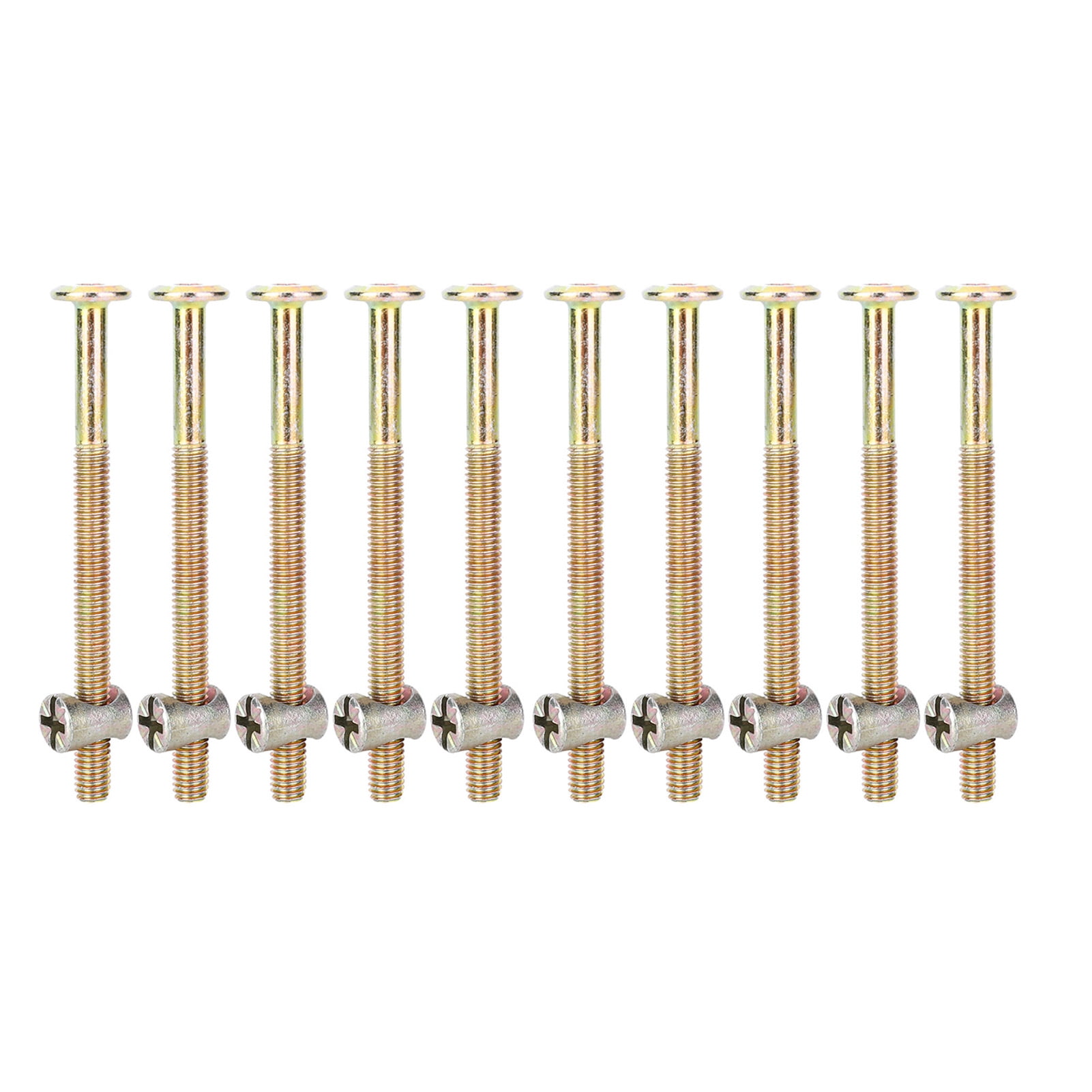 NFTIGB M6 x 80mm (3.15 inches) Hex Socket Furniture Connector Bolt and ...