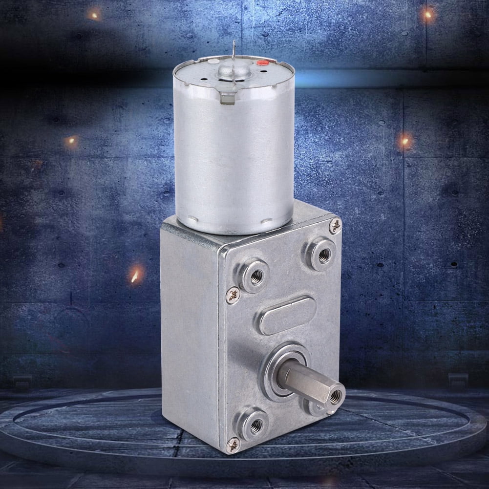 NFTIGB Micro Type DC Speed Reduction Motor Large Torsion Worm Gear ...
