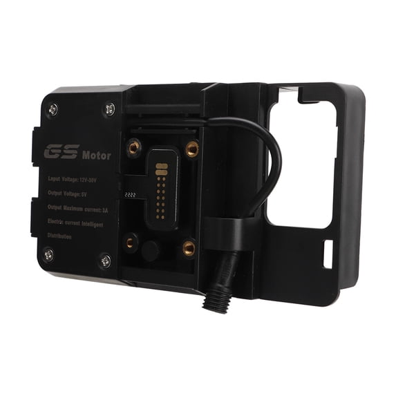 NFTIGB Motorcycle Phone Holder Mount Wire Charger USB Bracket for 4.5-6 ...