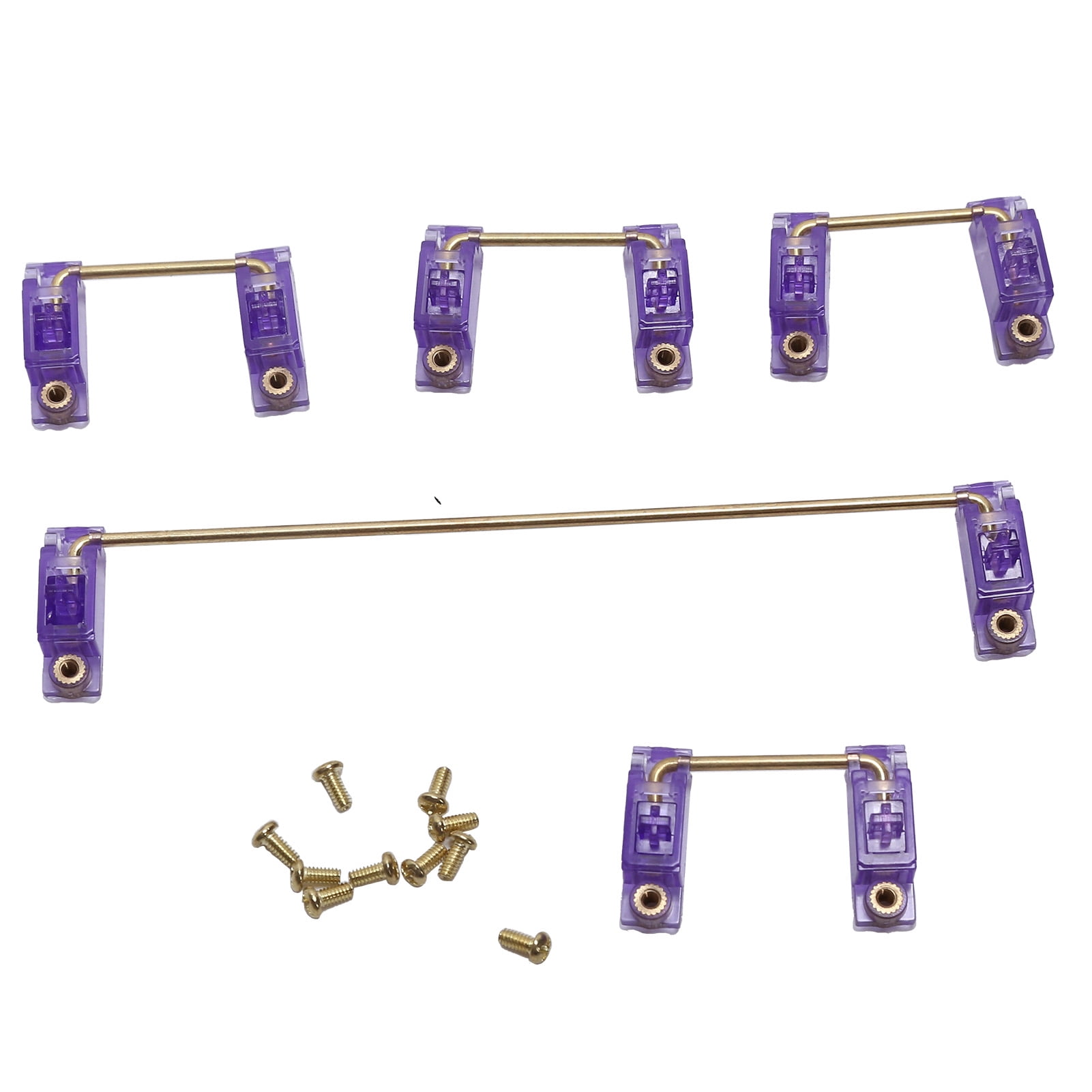 NFTIGB Transparent Purple Mechanical Keyboard Stabilizer Screw-in PCB ...