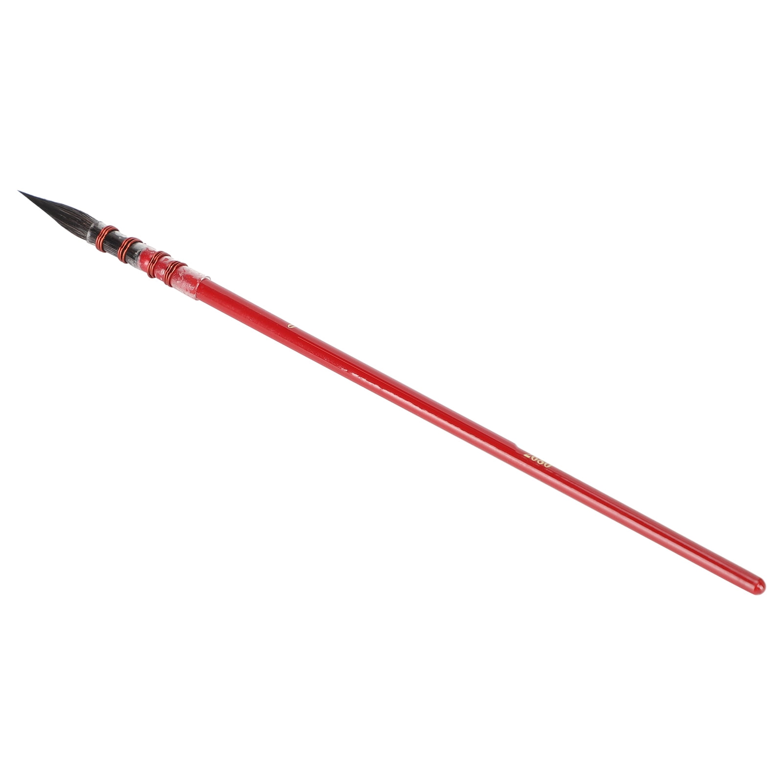 NFTIGB Watercolor Paint Brush Squirrel Hair Tip Red Handle Iron Circle ...