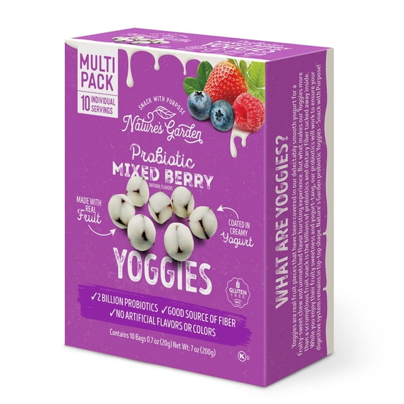 Yoggies Mixed Berry Probiotic 10CT - Walmart.com