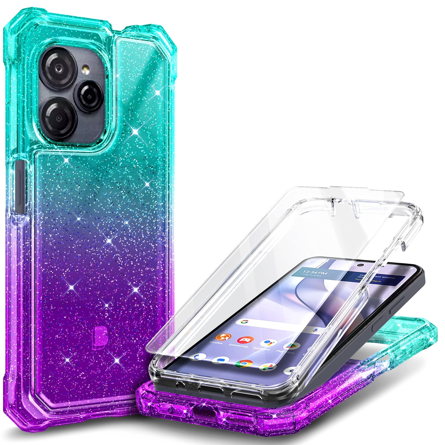NGB SUPREMACY For Blu View Speed Ultra 5G Phone Case Tempered Glass ...