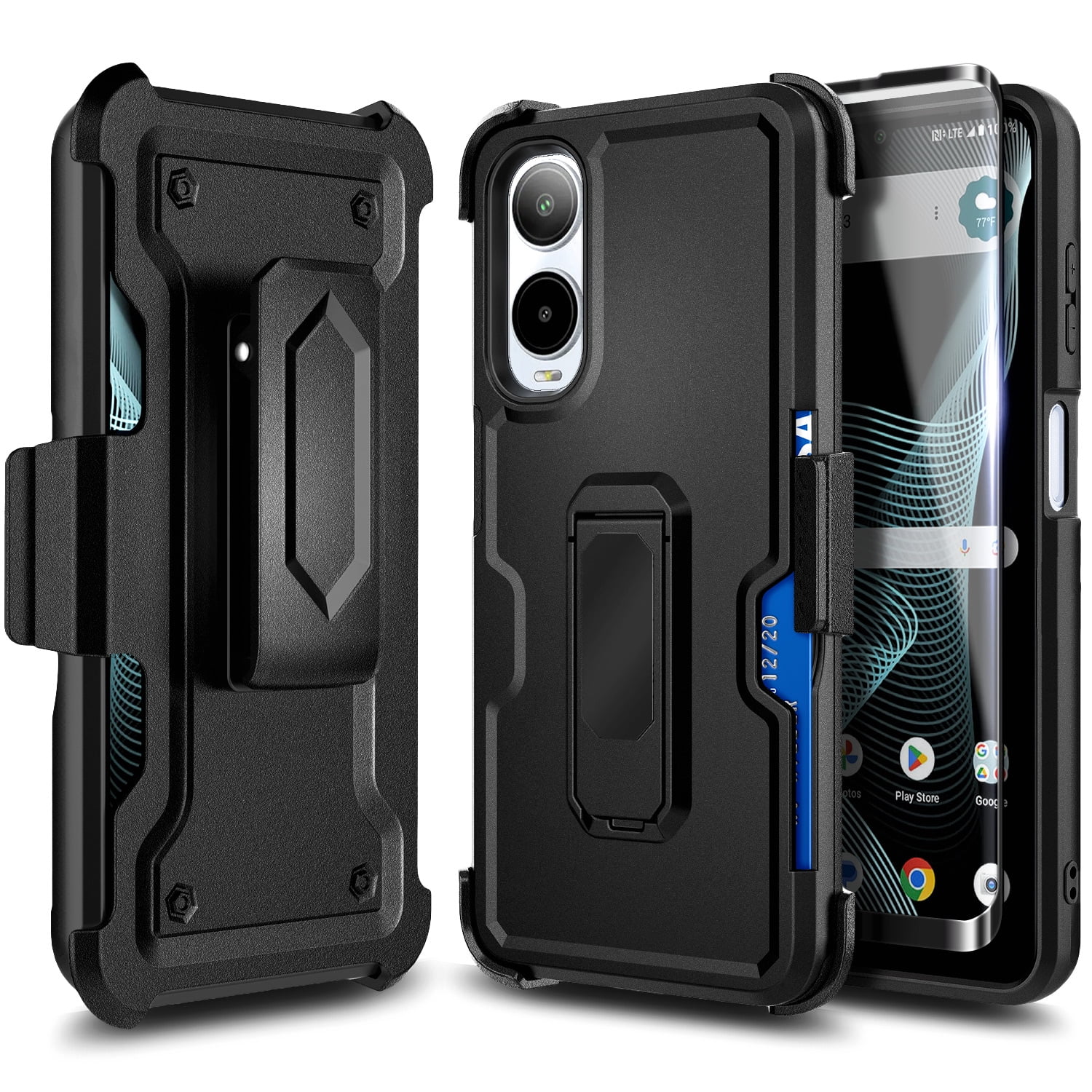 NGB Supremacy Heavy Duty Shockproof Phone Case for Cricket Icon 6 / AT ...