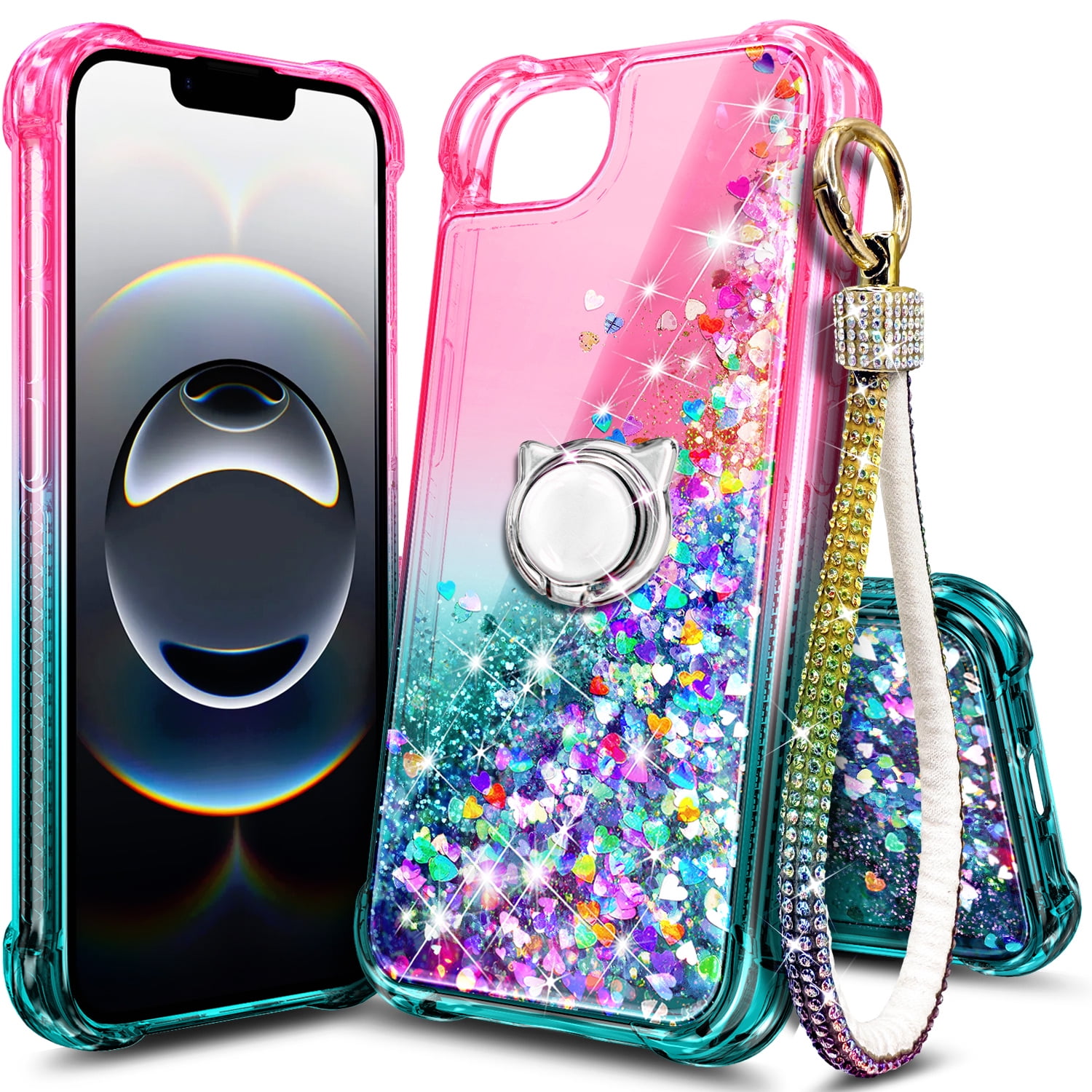 NGB SUPREMACY For iPhone 16e Phone Case Women’s Shiny Sparkly Glitter ...