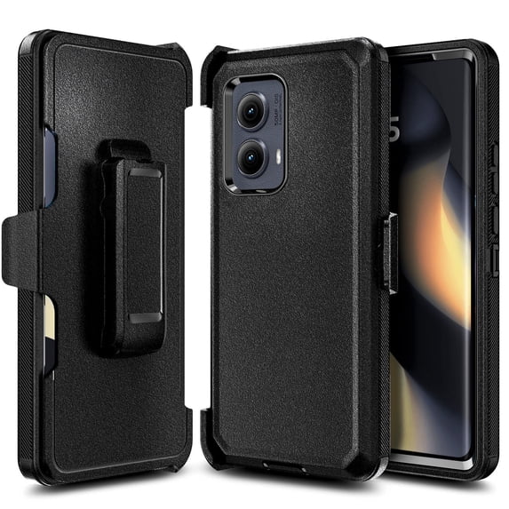 NGB Supremacy Motorola Edge 2024 Case Belt Clip Holster 3-Layers ...