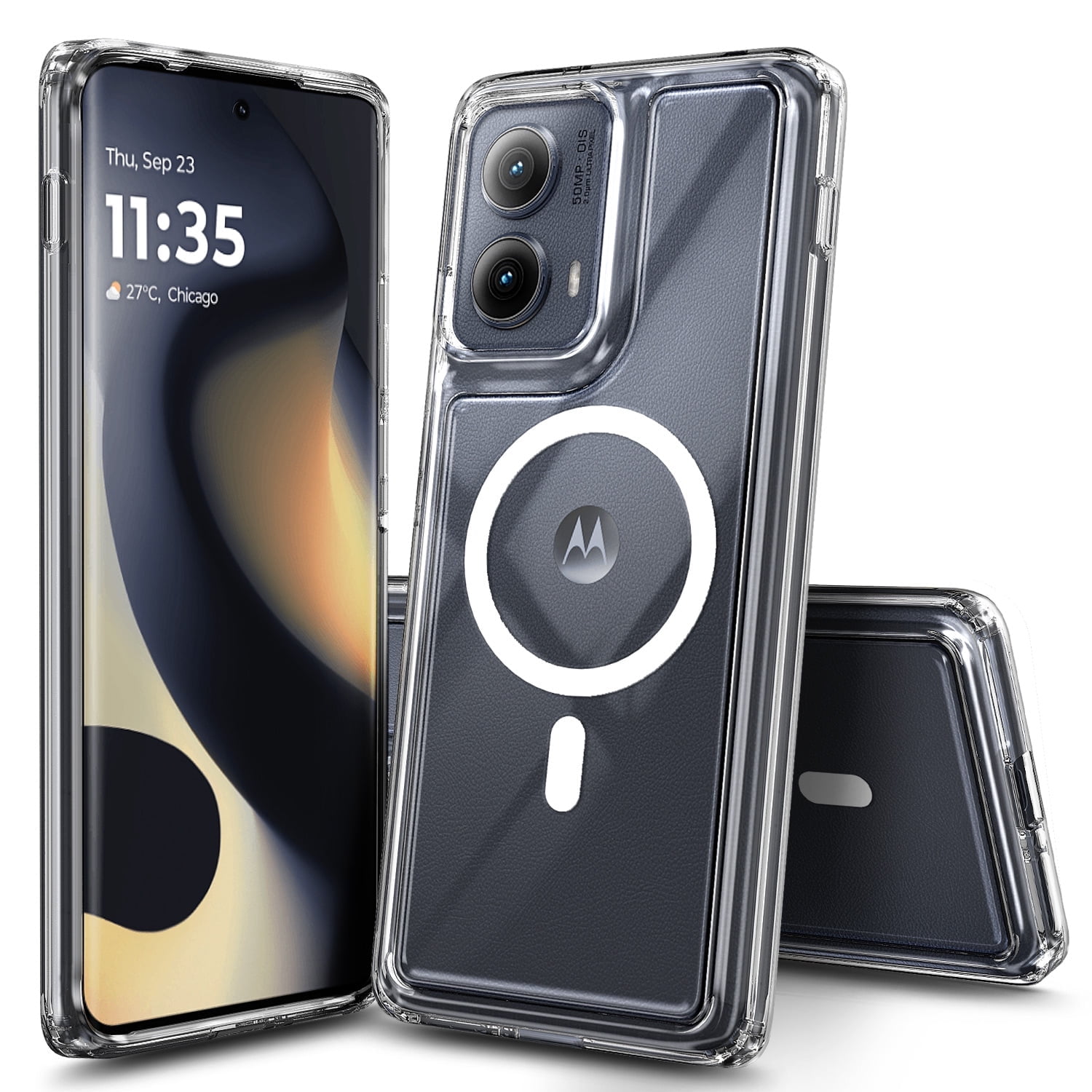 NGB Supremacy Transparent Anti-Yellowing Acrylic Case, Motorola Edge ...