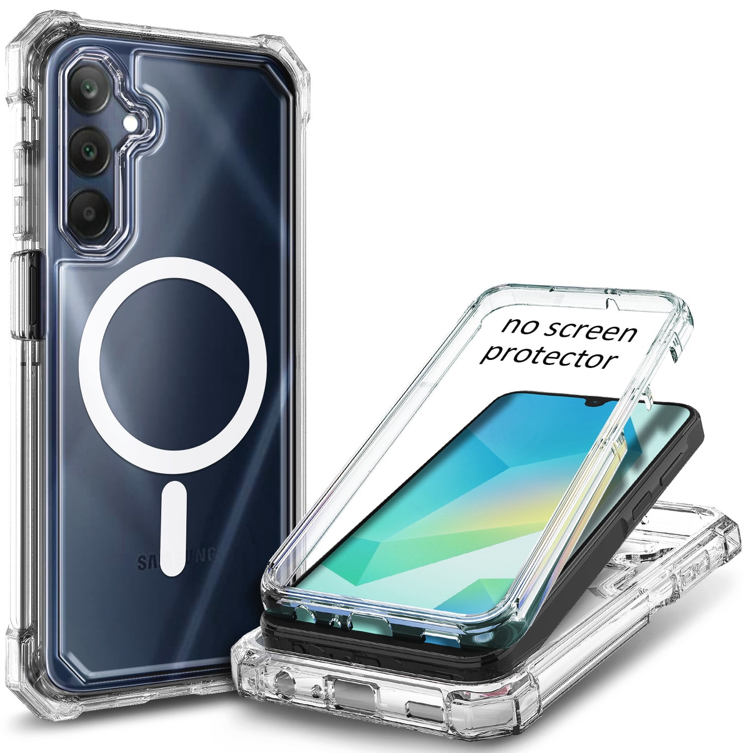 NGB SUPREMACY For Samsung Galaxy A36 5G Phone Case Fast Wireless Charging MagSafe/Qi Strong ...