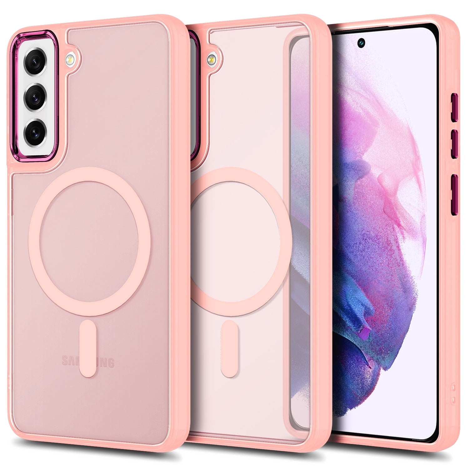 NGB SUPREMACY For Samsung Galaxy S22 Phone Case Wireless Charging MagSafe/Qi Magnetic Car Mount ...