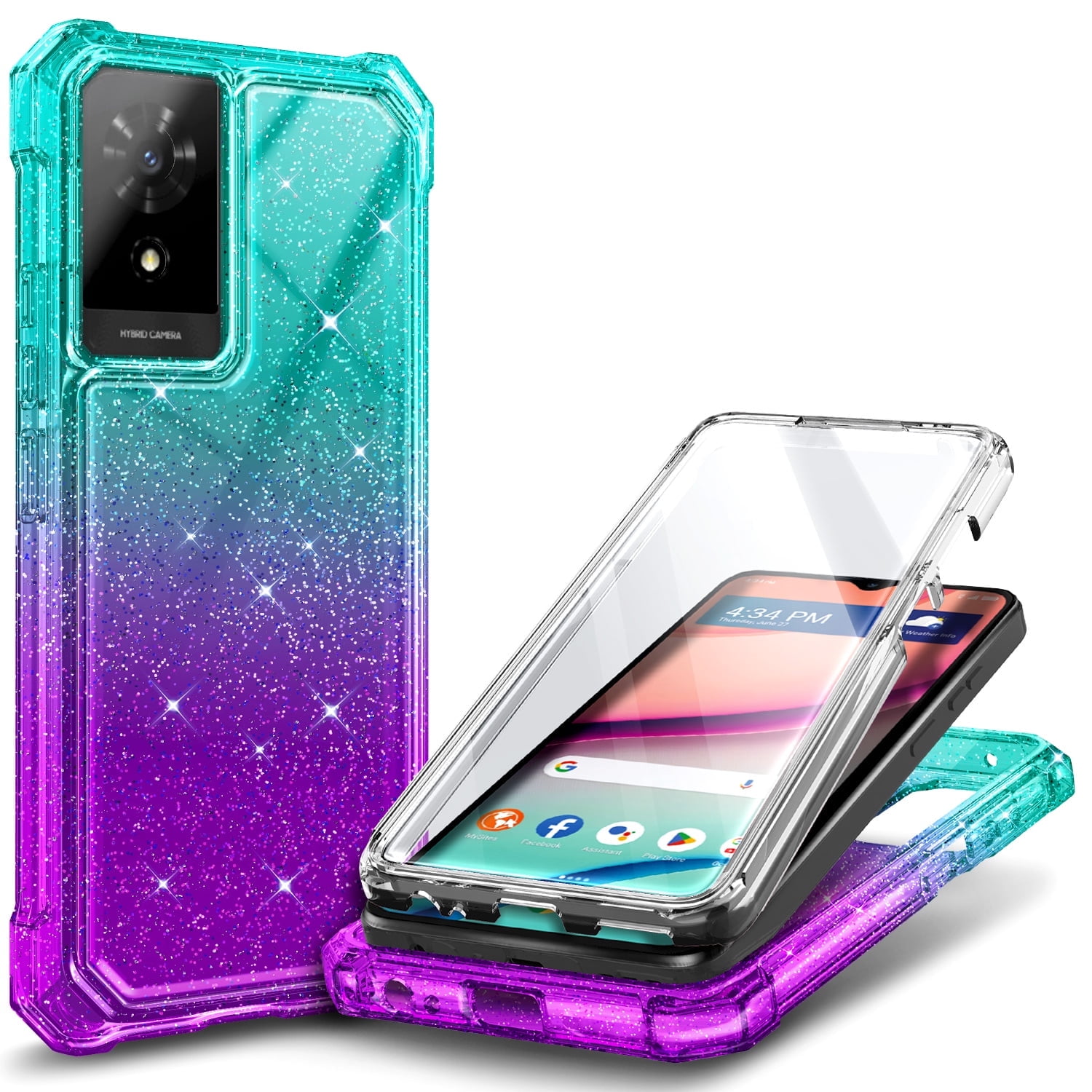 NGB Supremacy TCL K24 Phone Case, Shockproof Rugged Bumper, Full-Body ...