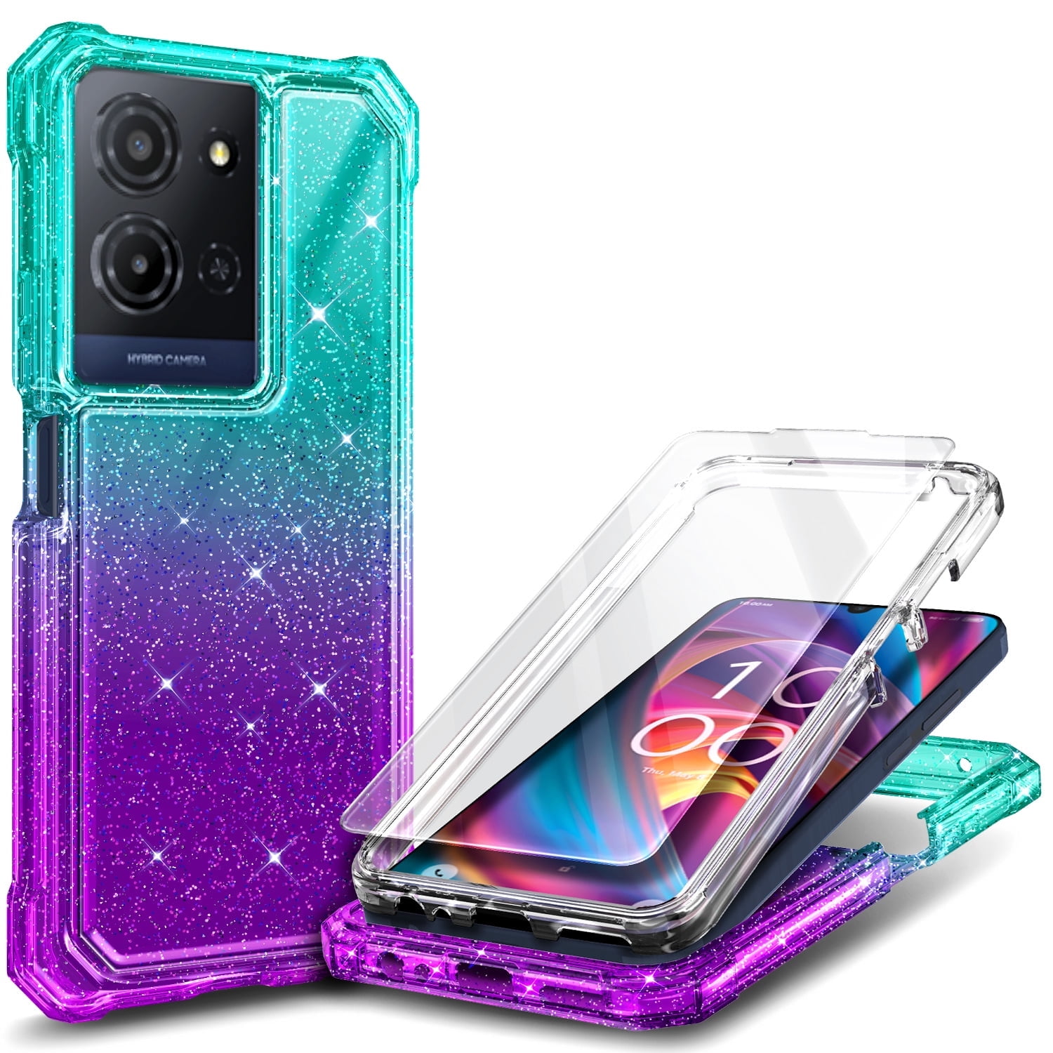 NGB SUPREMACY For TCL K32 5G Phone Case (T513W) Tempered Glass Screen ...
