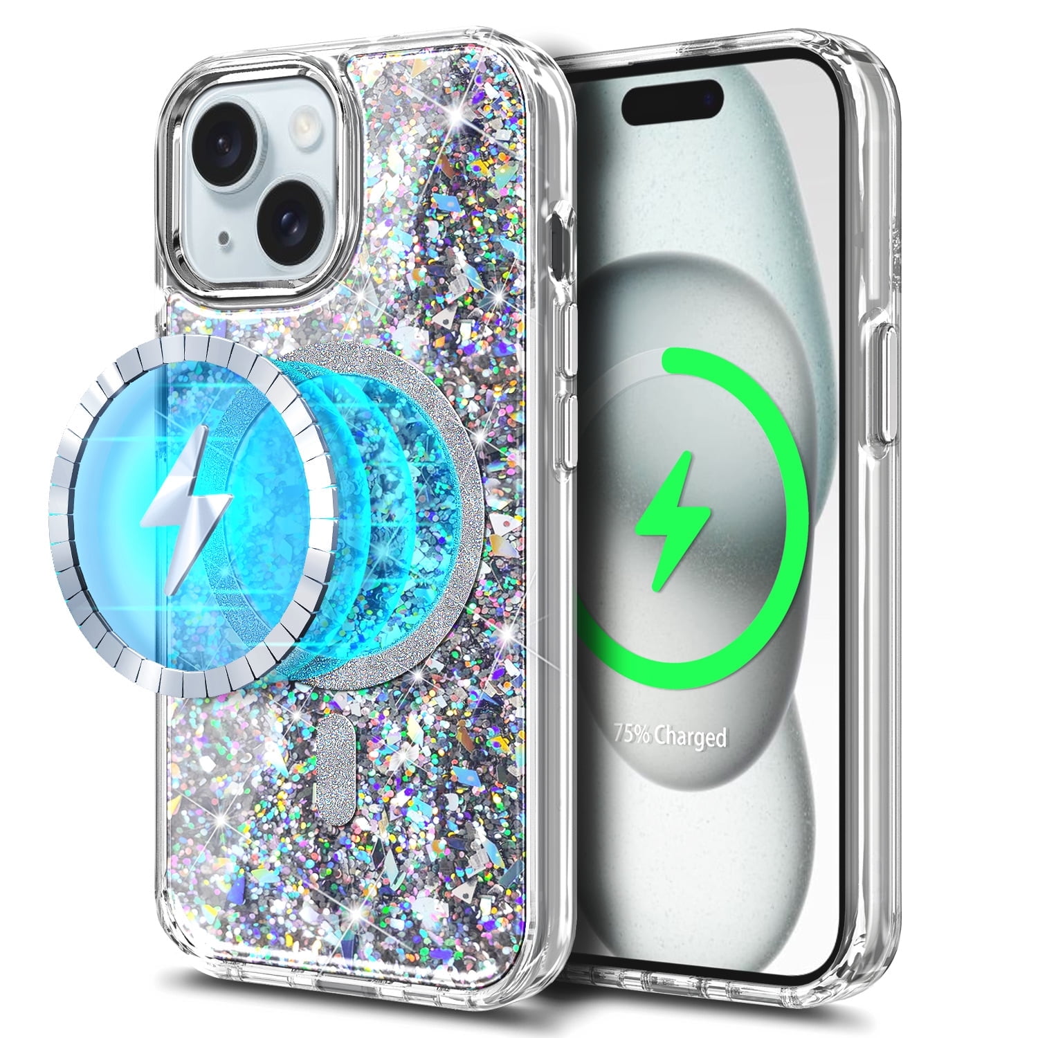 NGB SUPREMACY For iPhone 15 Phone Case Camera Guard Wireless Charging ...
