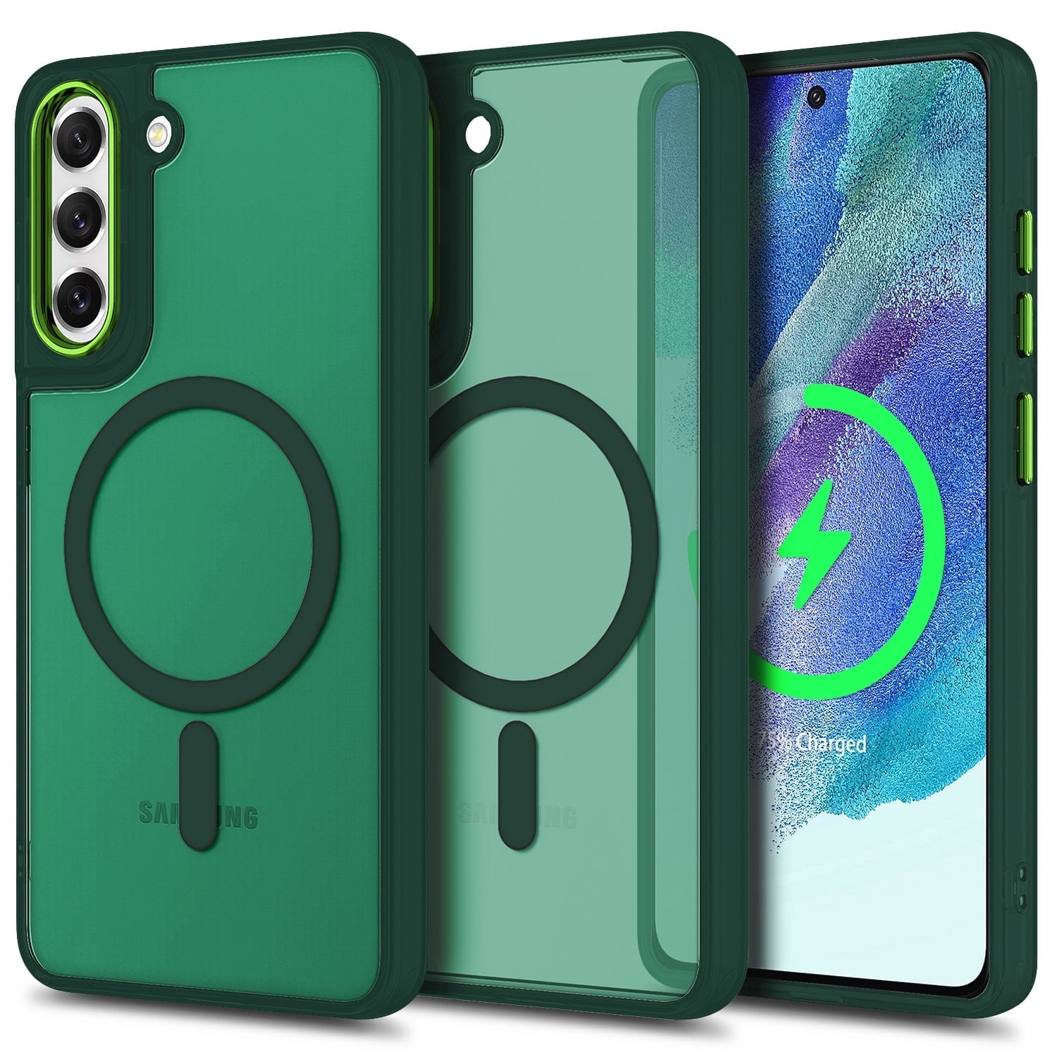 NGB SUPREMACY For Samsung Galaxy S21 5G Phone Case Wireless Charging ...