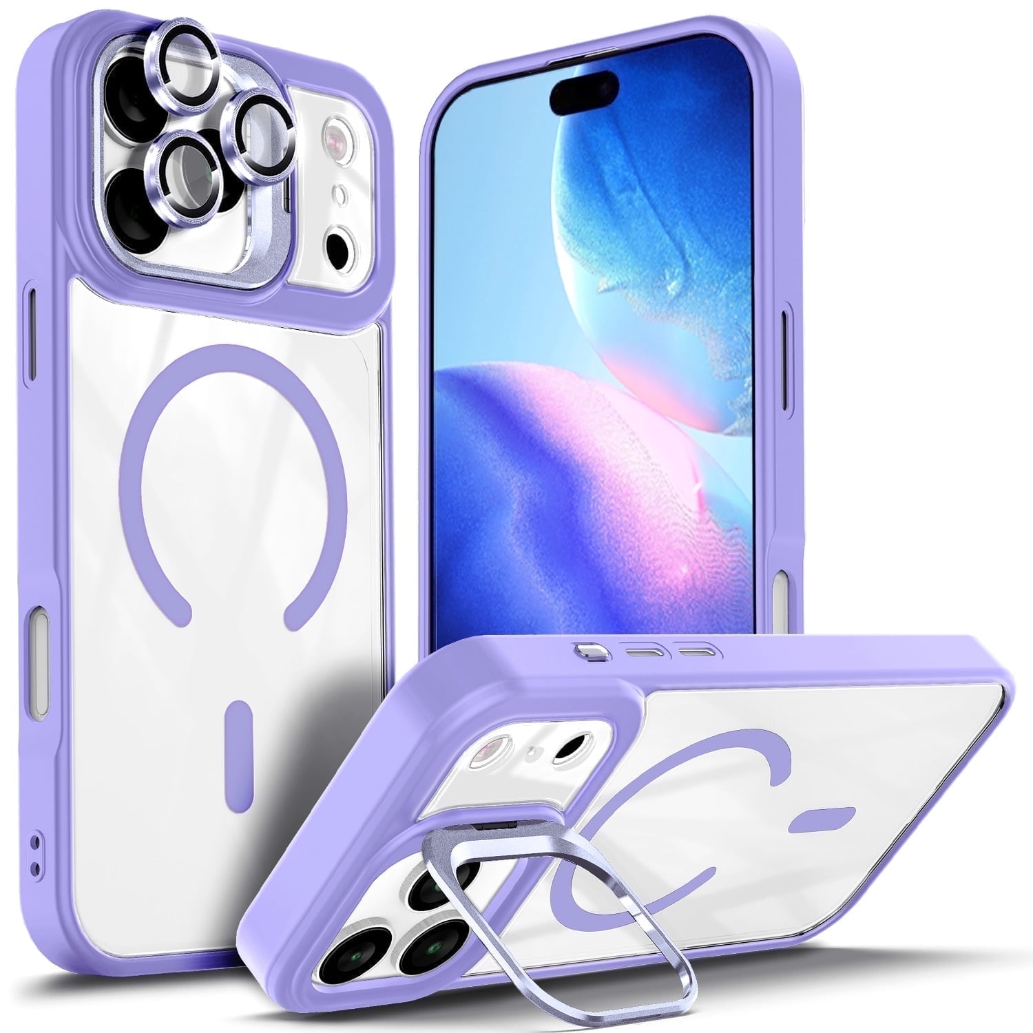 NGB SUPREMACY For iPhone 17 Pro Case Built-In Camera Guard Kickstand ...