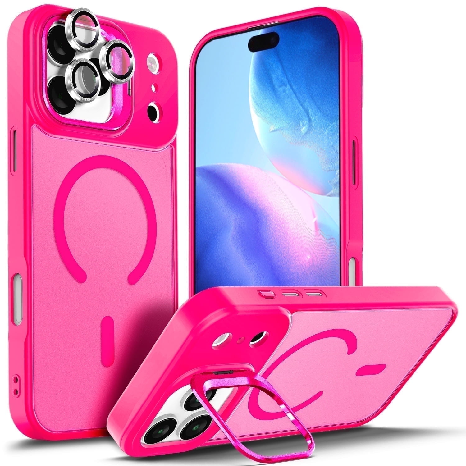 NGB SUPREMACY For iPhone 17 Pro Case Built-In Camera Guard Kickstand ...