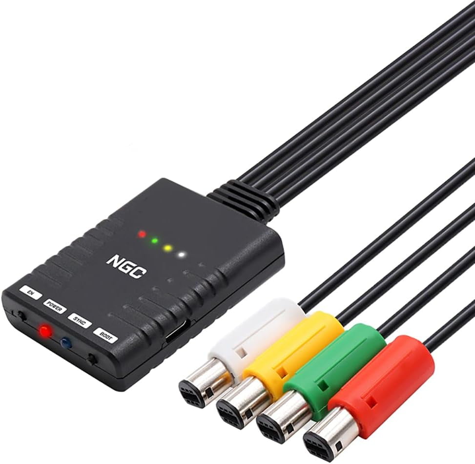 NGC Wireless Controller Adapter Compatible with Gamecube Console ...