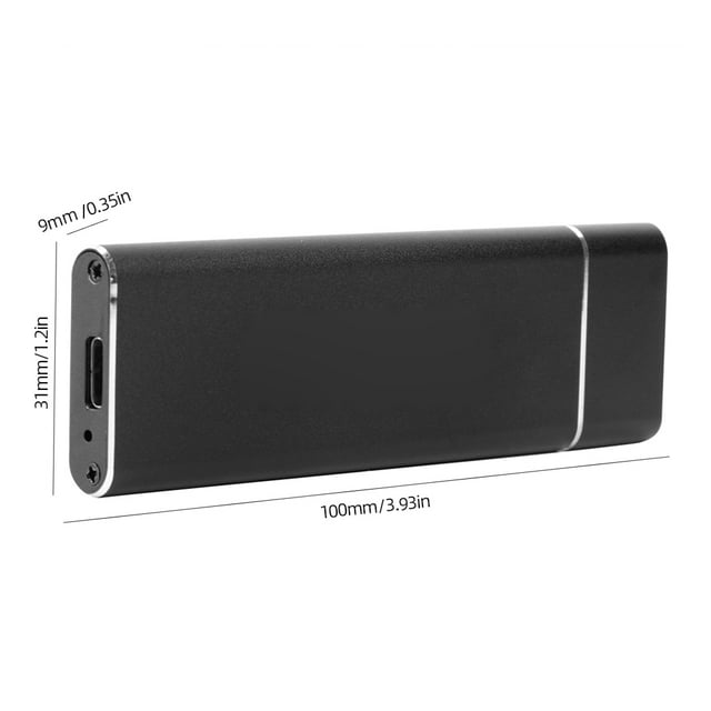 Ngff External Sdd Enclosure M2 Key Ssd Hard Disk Box Pcie Ngff Black