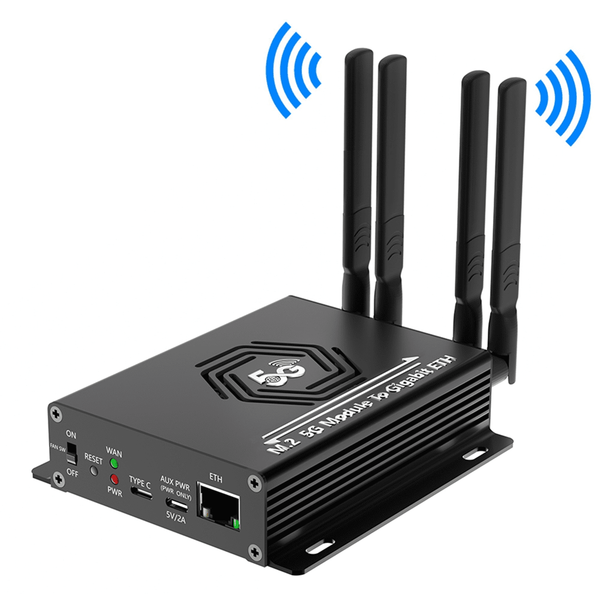 NGFF(M.2) 4G/5G Module to USB 3.0 Adapter with RJ45 Port, Realtek ...