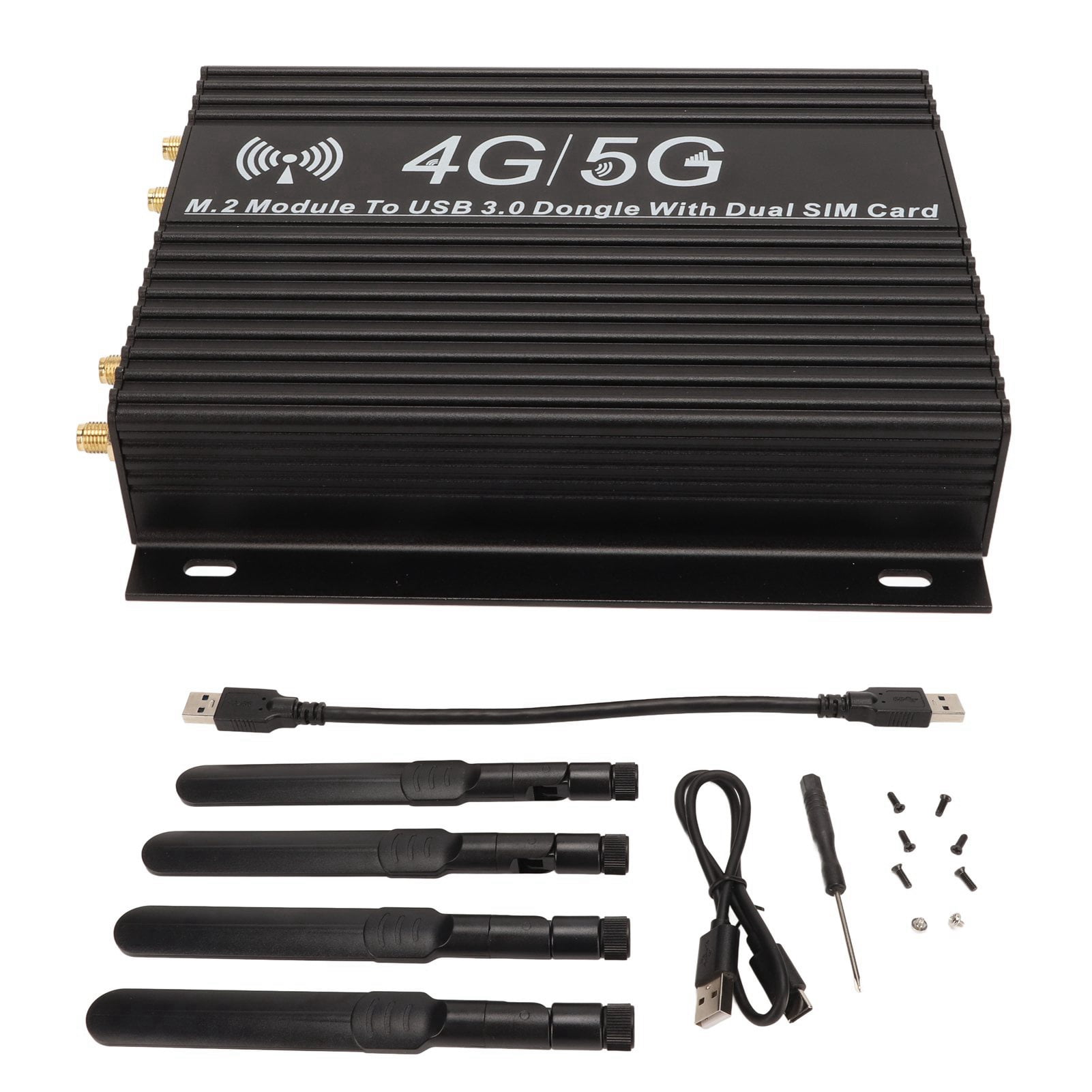 NGFF M.2 4G 5G Module to USB3.0 Adapter with Cooling Fan Dual SIM Card ...