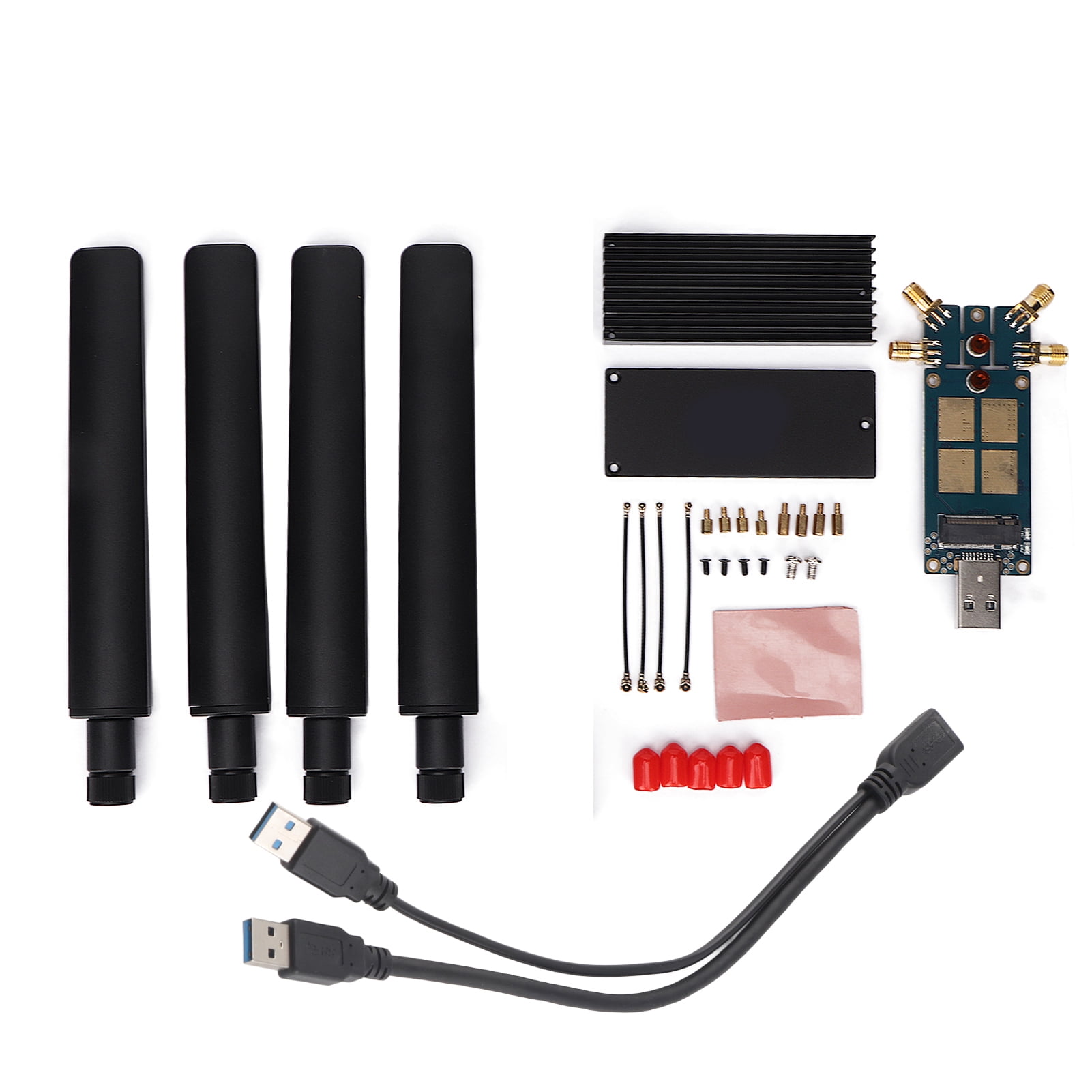 NGFF M.2 to USB Adapter with SIM Card Slot 4 Antenna Supports 3G 4G 5G ...