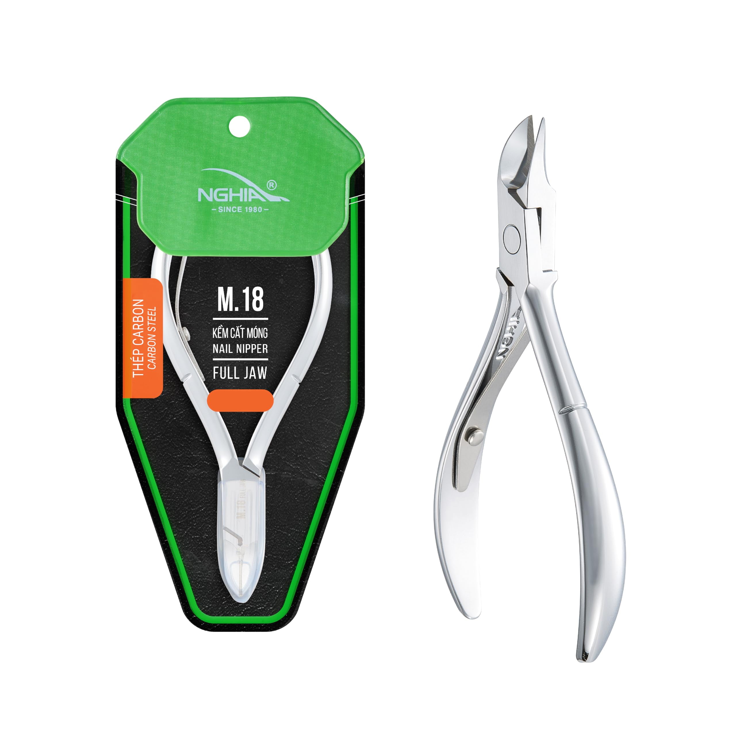 NGHIA Carbon Hard Steel Nail Nipper - M-18: Precision Nail Care Tool ...