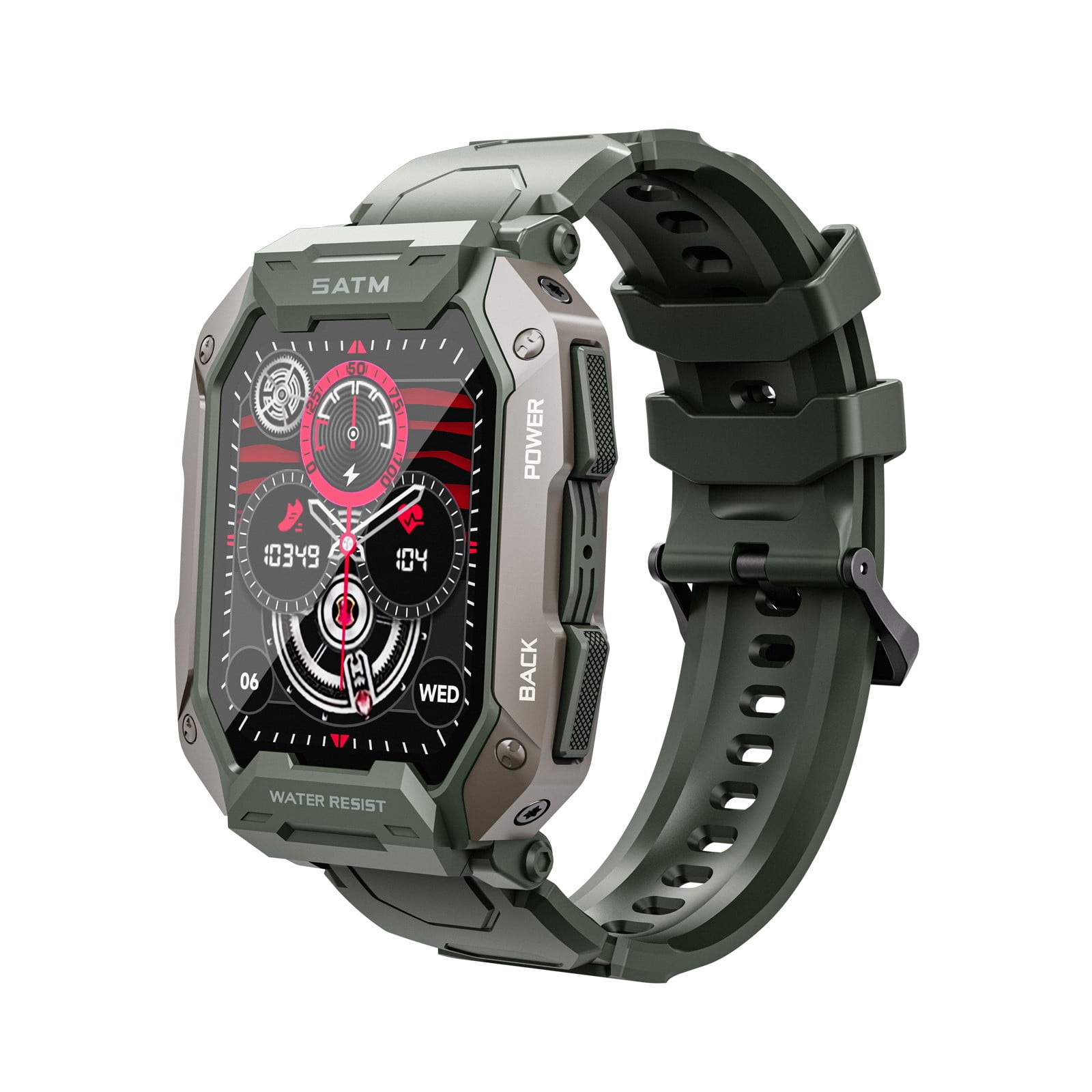 NGHnuifg Calling Outdoor Smartwatch: Sport Modes Step Counter Heart ...