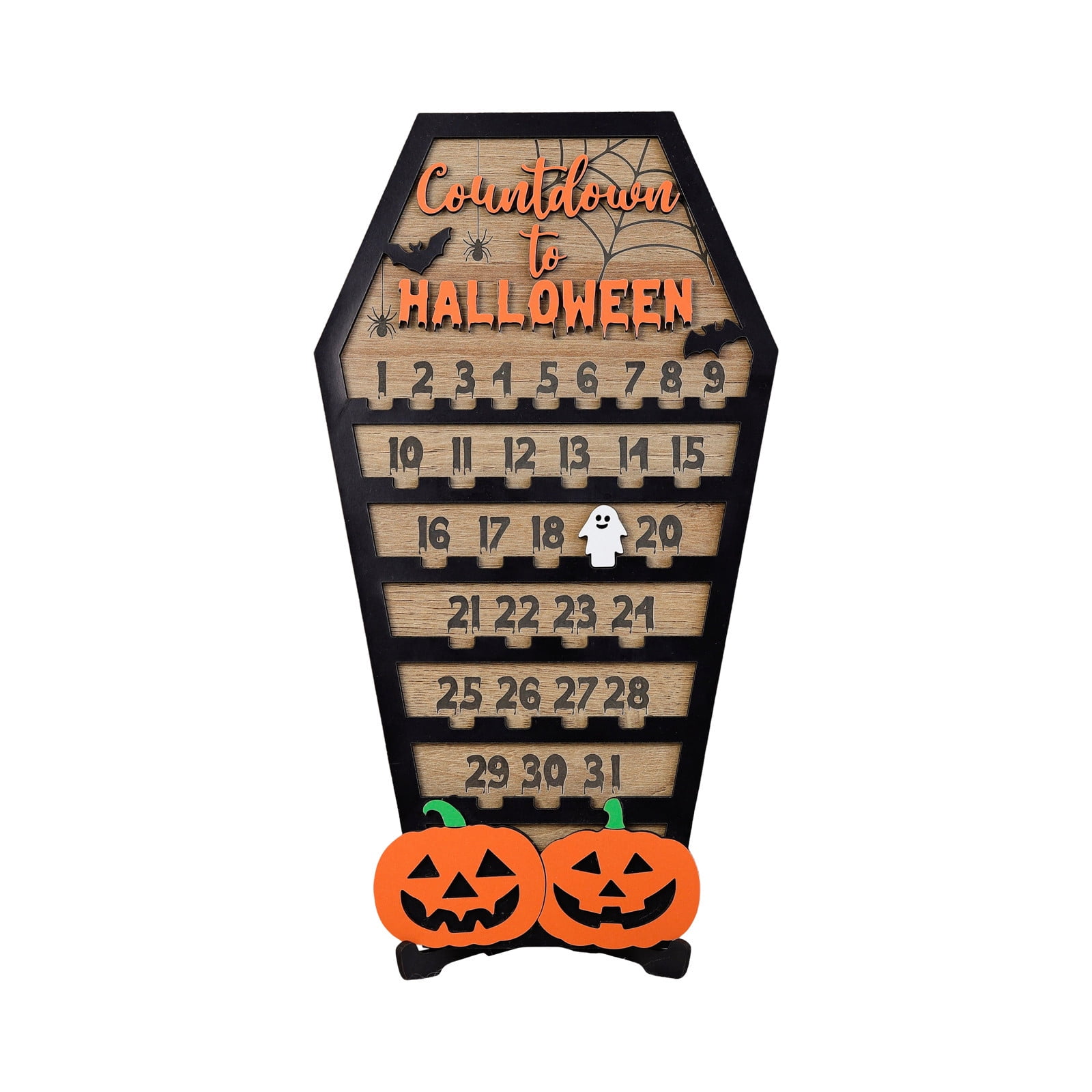 NGHnuifg Countdown Coffin Calendar Shaped Countdown Calendar Cutting ...