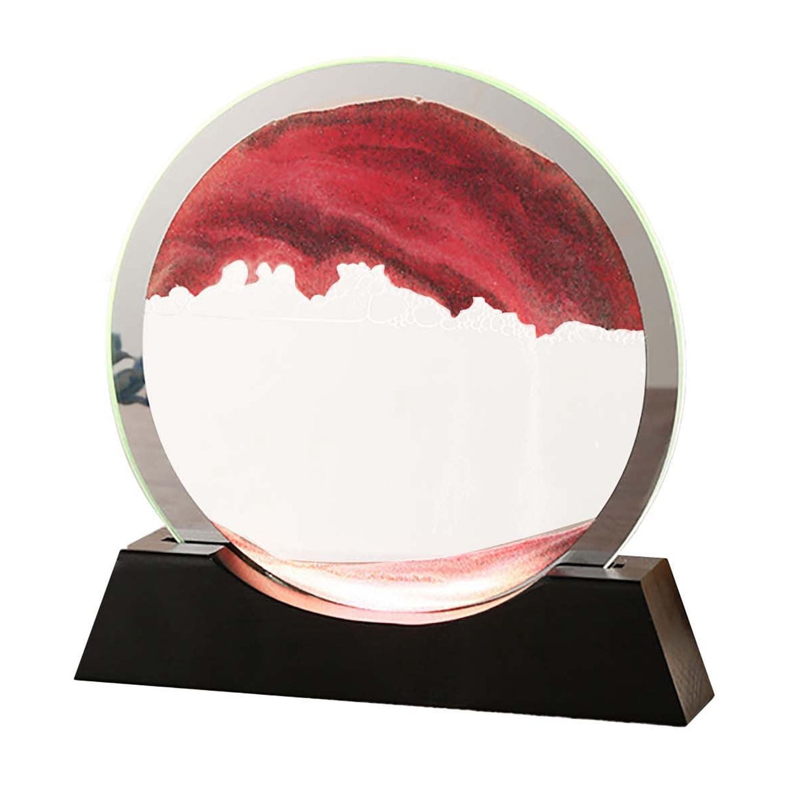 NGHnuifg Three Sand Painting Black Log Base Table Lamp With Remote ...