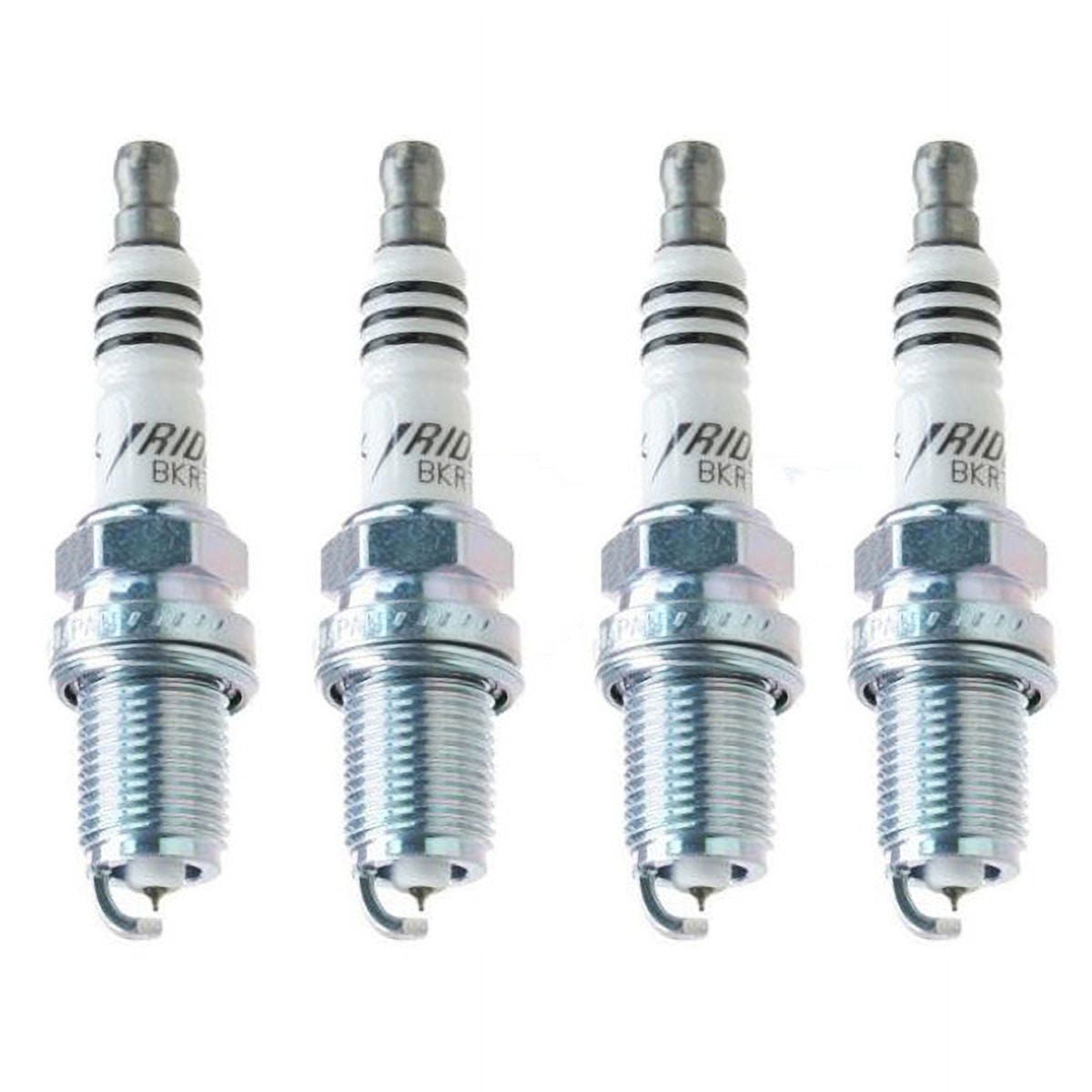 NGK Genuine OEM Spark Plugs 4 Pack, BKR7EIX-4PK, New Bulk Packed ...