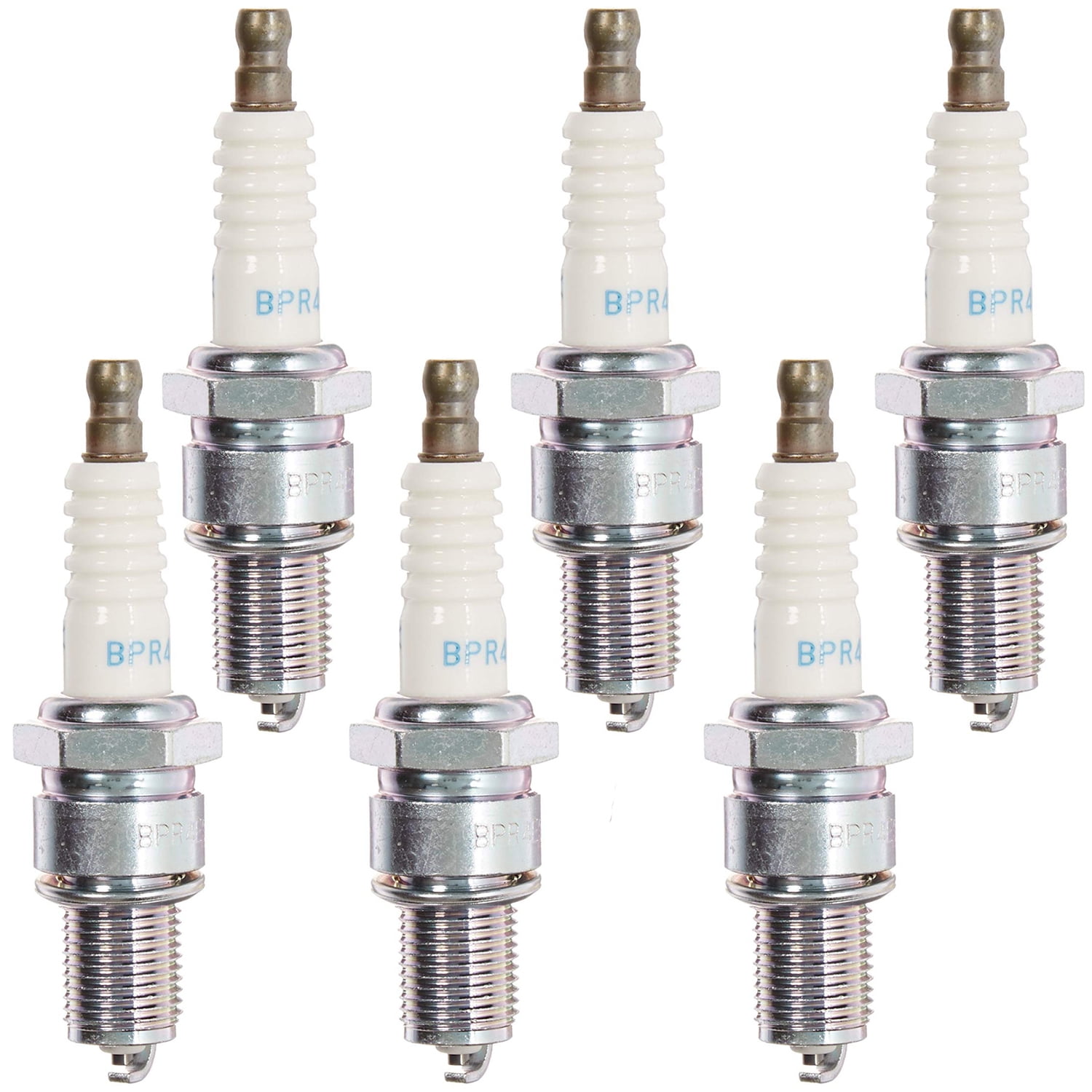 NGK 6 Pack of Genuine OEM Replacement Spark Plugs # BPR4ESX-6PK ...