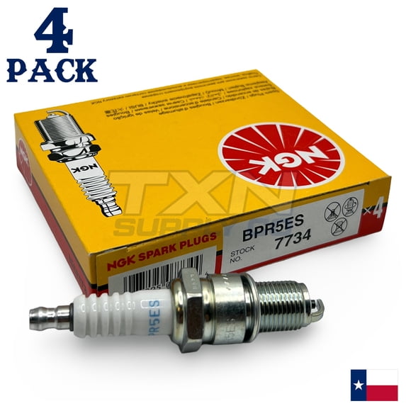 NGK OEM 7734 7734-4 Engine Spark Plug 4 Pack - Walmart.com