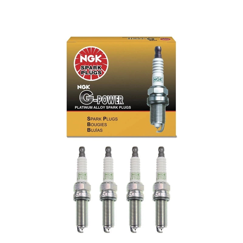 NGK "G-POWER" Platinum Spark Plugs (Set of 4) 2010-2014 for Honda CR-V ...