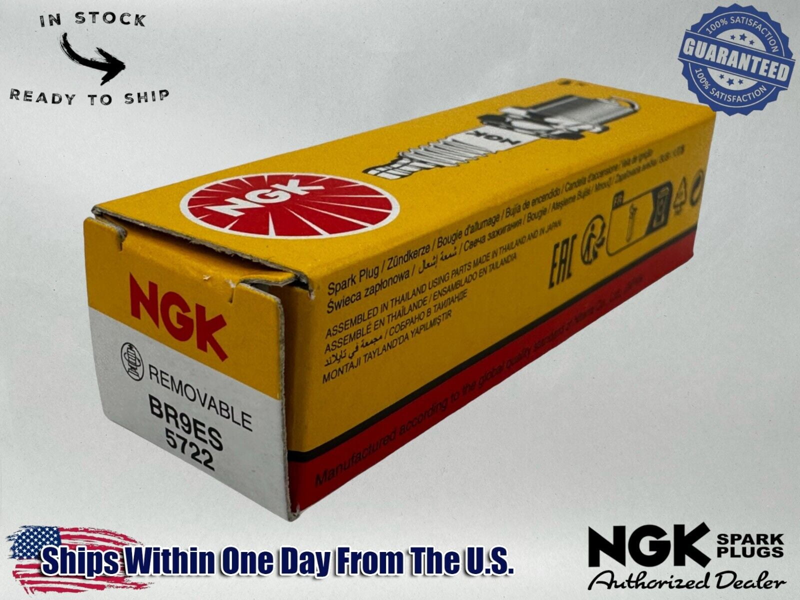 NGK Genuine OEM Authentic Spark Plug BR9ES - Walmart.com