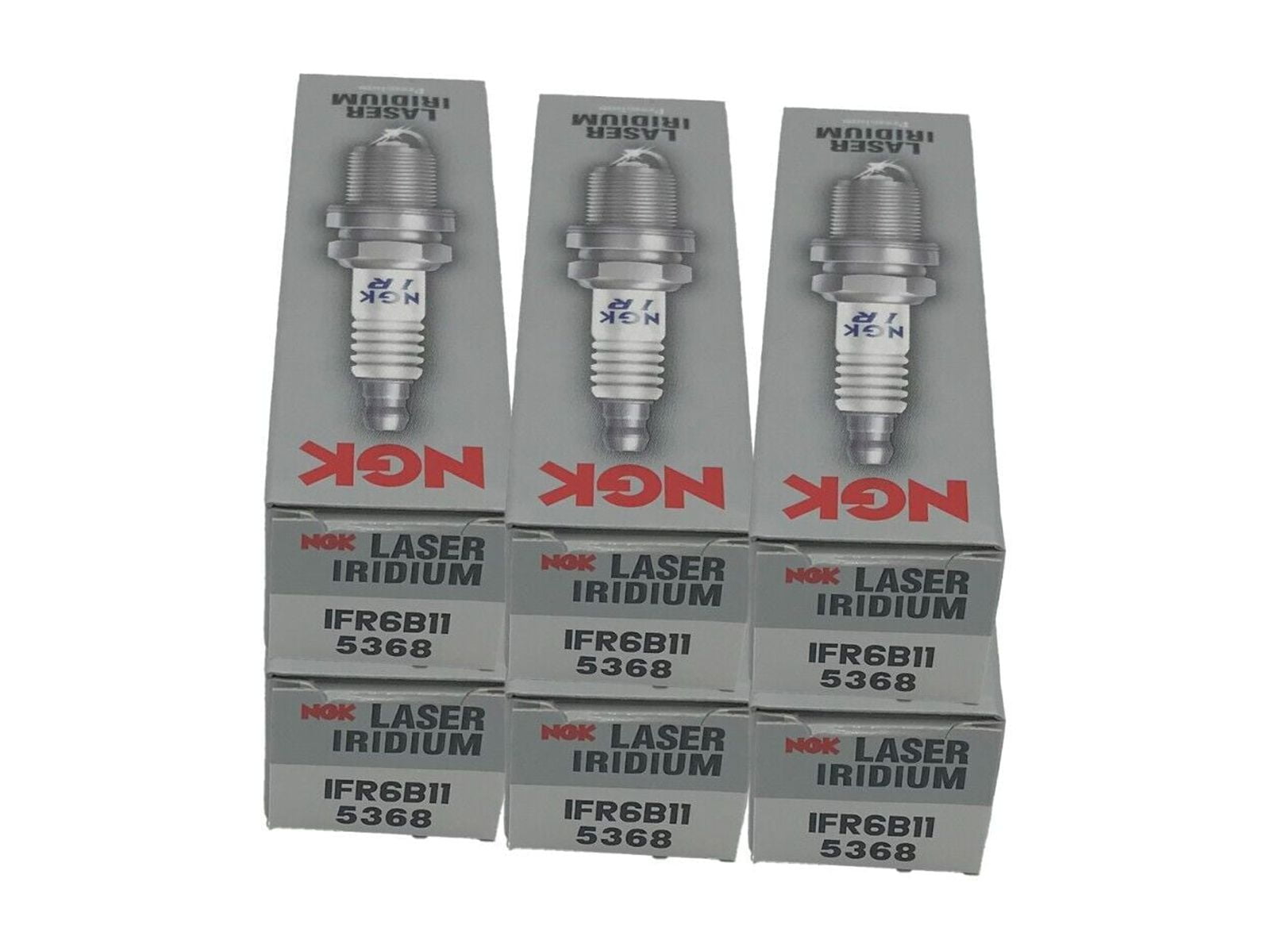 NGK IFR6B11 Laser Iridium Spark Plug-6 PACK - Walmart.com