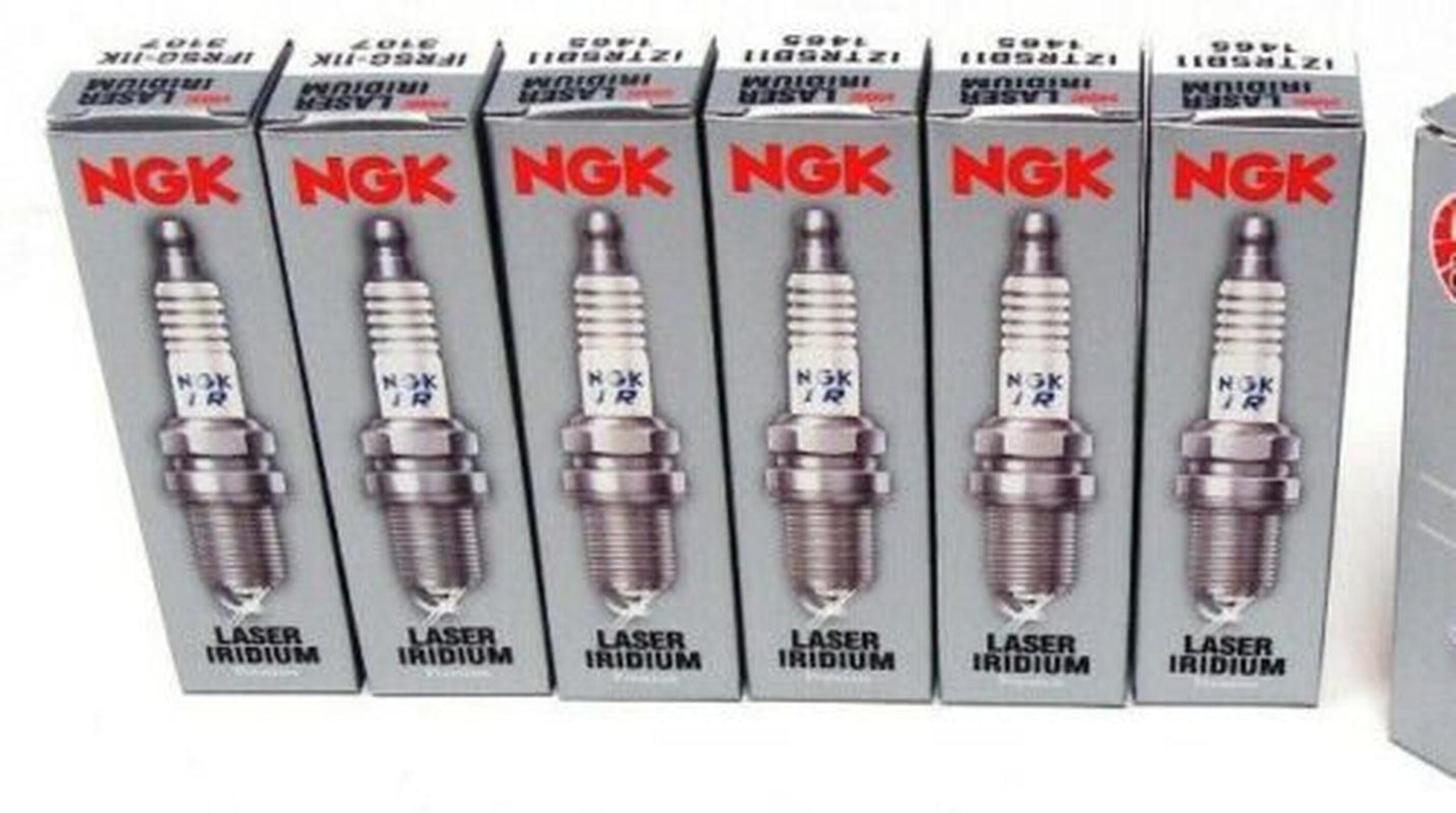 NGK LASER IRIDIUM Iridium Spark Plugs SILZKAR7E8S 93476 Set of 6 ...