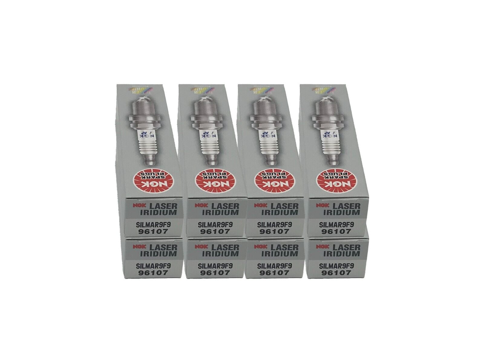 NGK Laser Iridium Spark Plug SILMAR9F9- 8 PACK - Walmart.com
