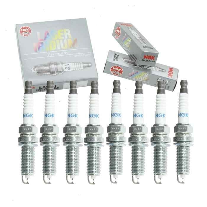 NGK Laser Iridium Spark Plug Set 8PCS. 08-20 for Infiniti Nissan 1406 ...