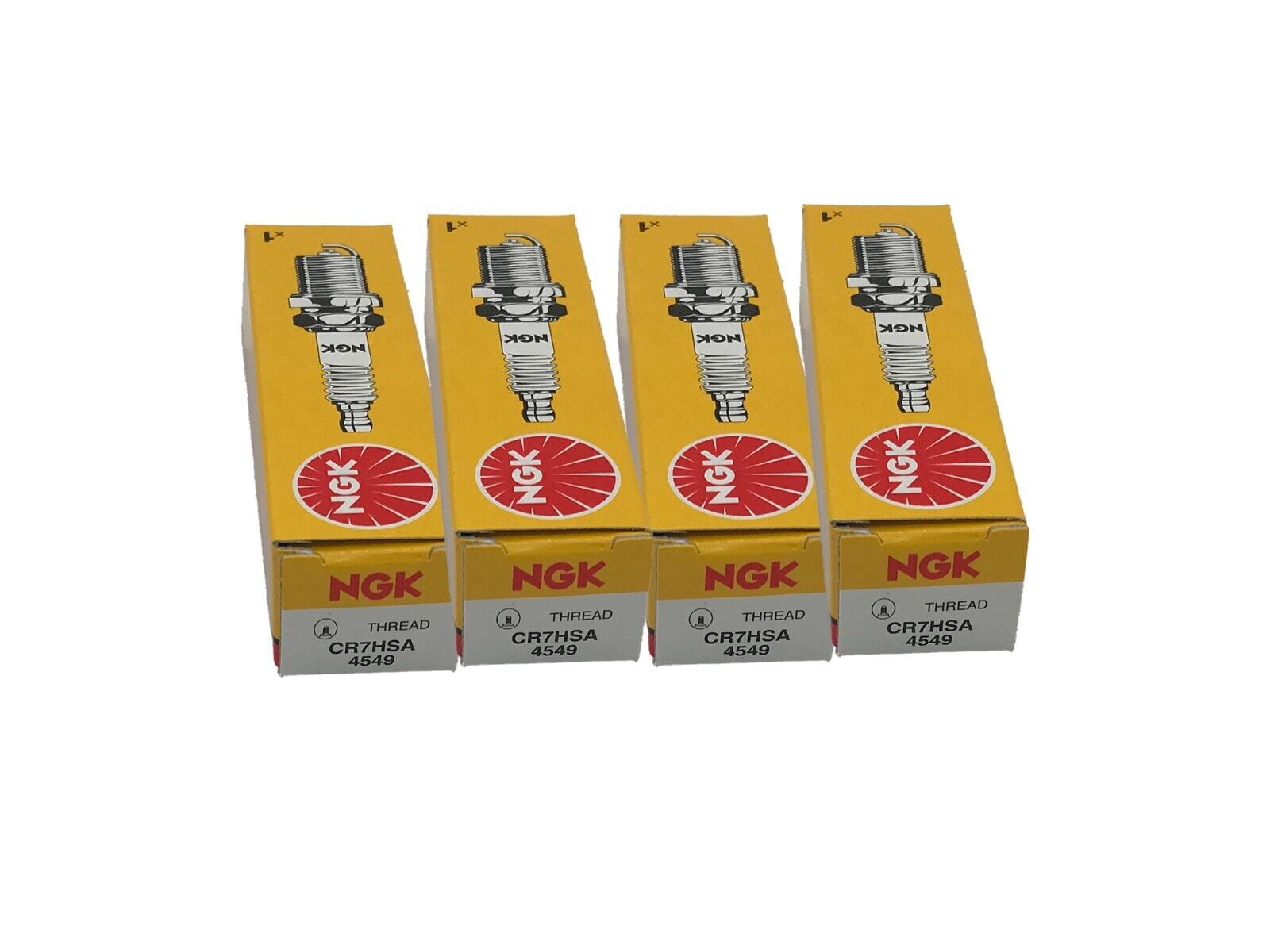 NGK Spark Plug CR7HSA 4 Pack - Walmart.com