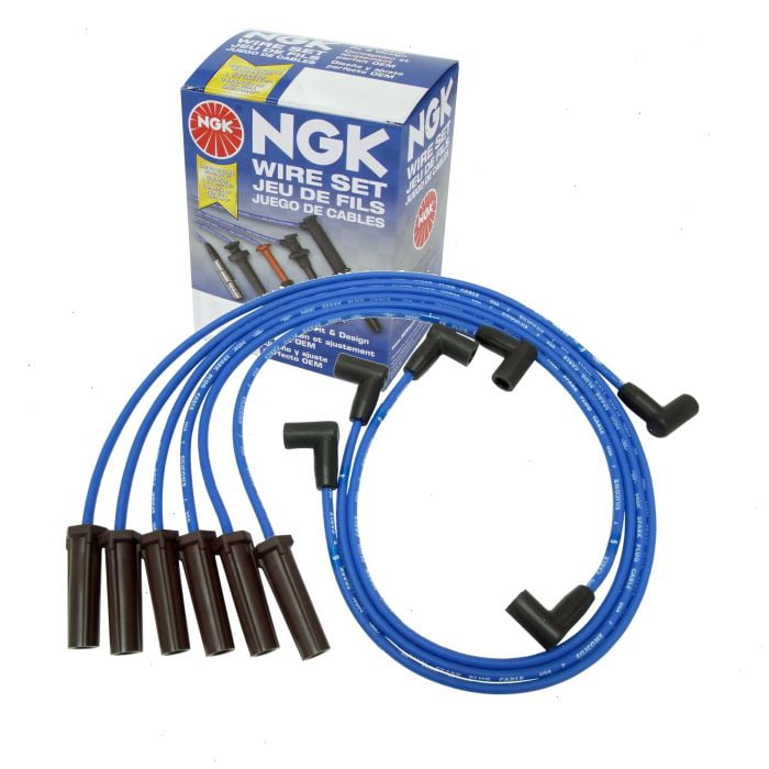 NGK Spark Plug Wire Set compatible with Buick LeSabre 3.8L V6 1999-2005 ...