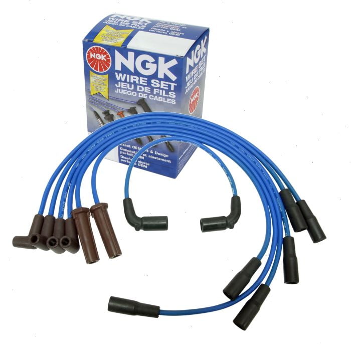 NGK Spark Plug Wire Set compatible with Chevrolet S10 4.3L V6 1998-2004 ...