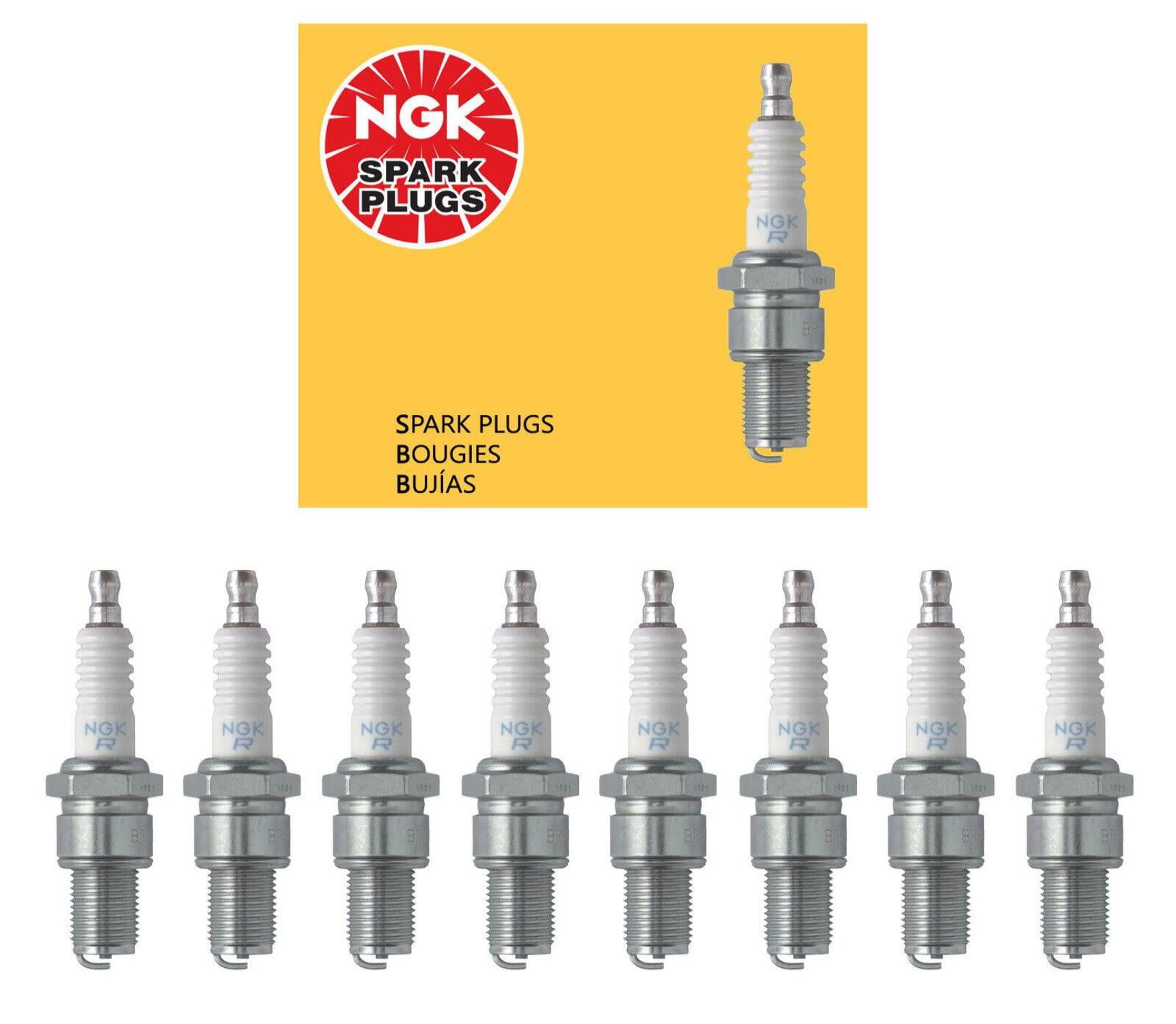NGK Standard Spark Plug Set 8PCS. 3961 BR8ES SOLID - Walmart.com