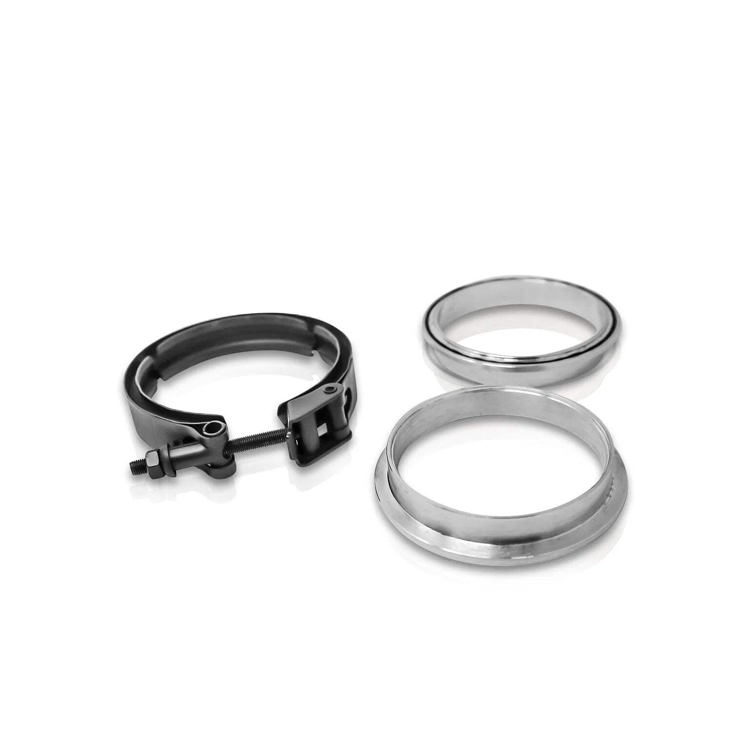 NGR 3.5 Inch V-Band Kit - Aluminum 6061-T6 Exhaust Clamp with 1 Male ...