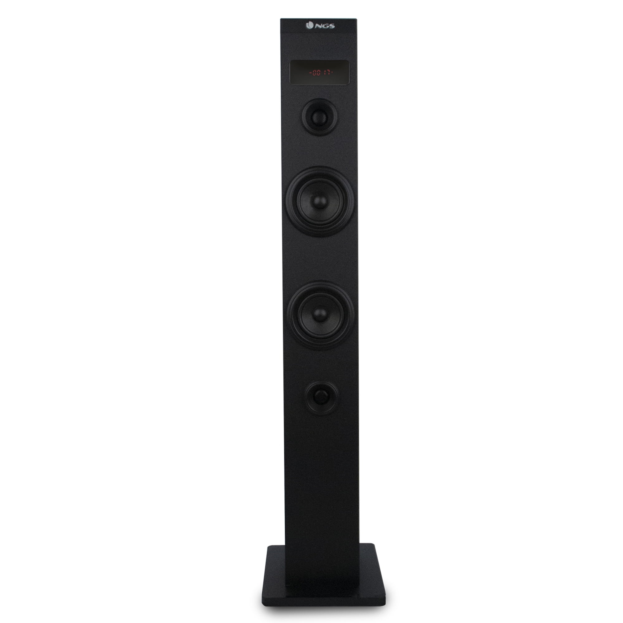 NGS 50W Wireless Bluetooth Tower Speaker with Stereo Output and Remote ...