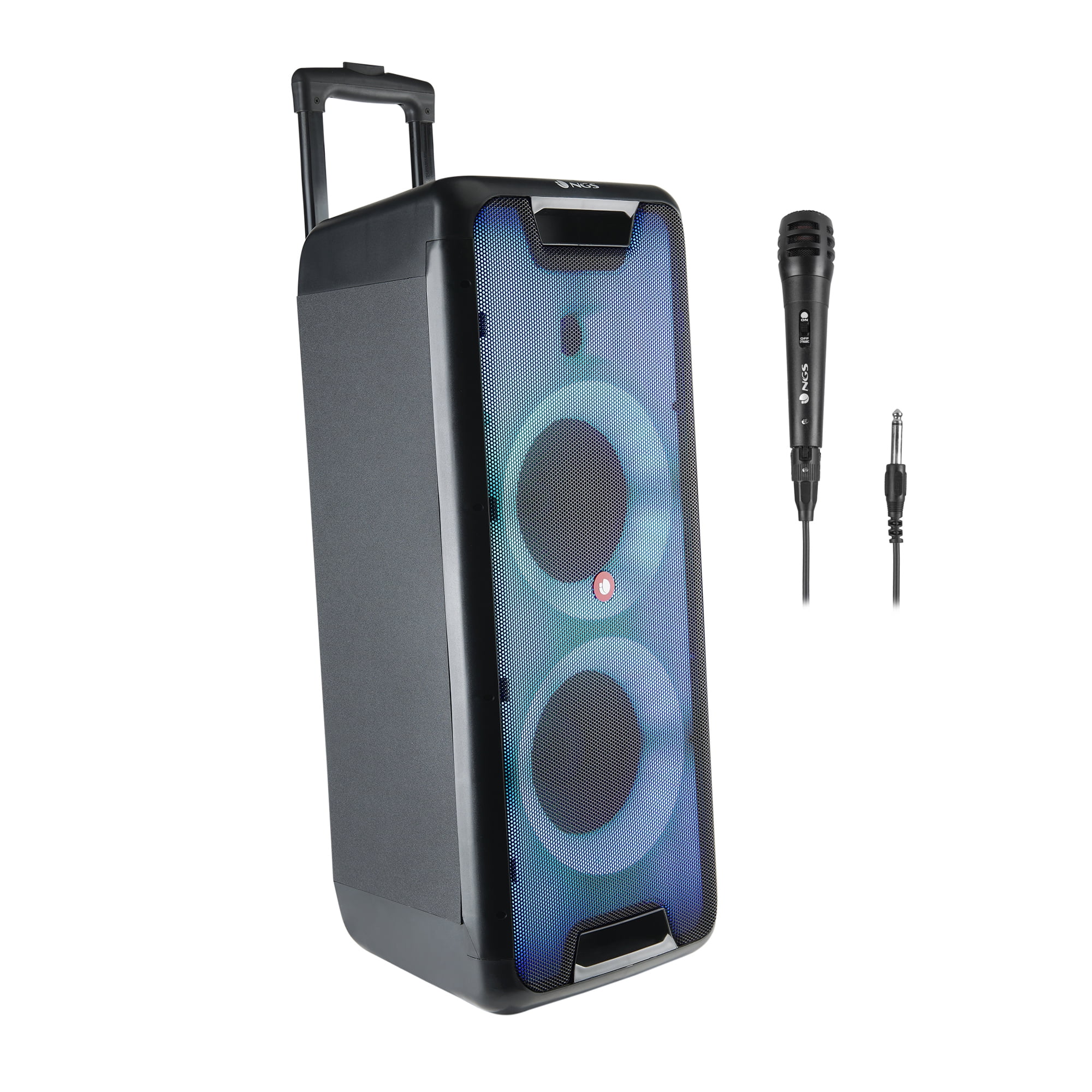 NGS Wild Rave 1, 200W Portable Wireless BT and TWS Speaker with USB ...